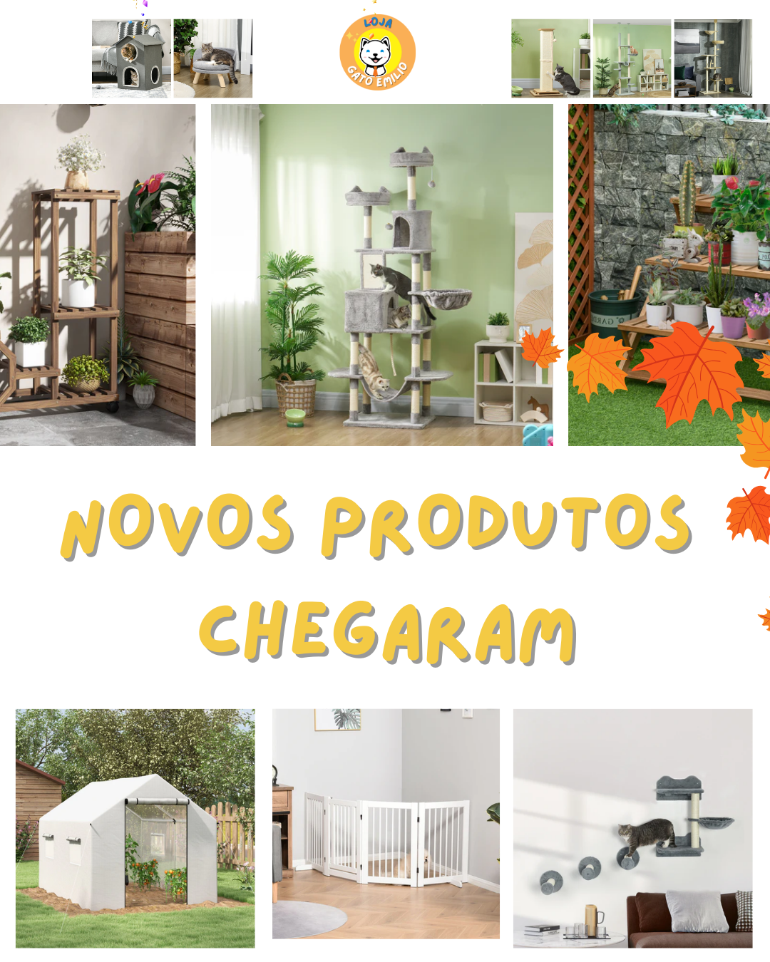 Gato Emílio loja produtos – Loja Gato Emílio